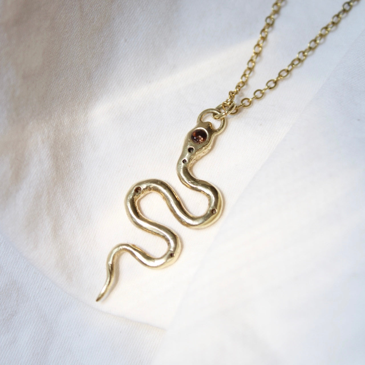 SERPENT Medál Füstkvarc – Barka Jewelry