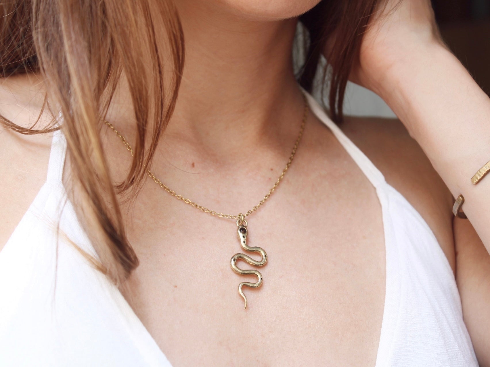 SERPENT Medál Füstkvarc – Barka Jewelry